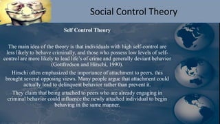 Social control theory with Philippines setting | PPTX
