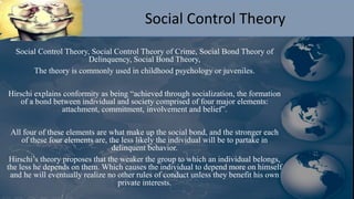 Social control theory with Philippines setting | PPTX