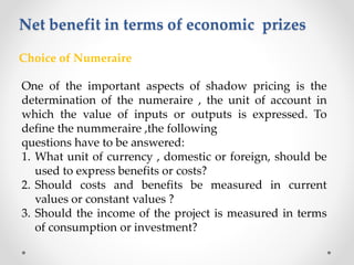 Social cost benefit analysis (scba) | PPTX