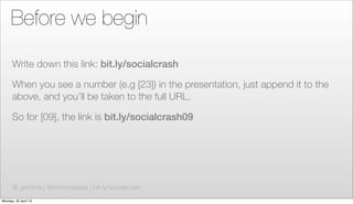 Social Crash Course / Social for Startups | PPT