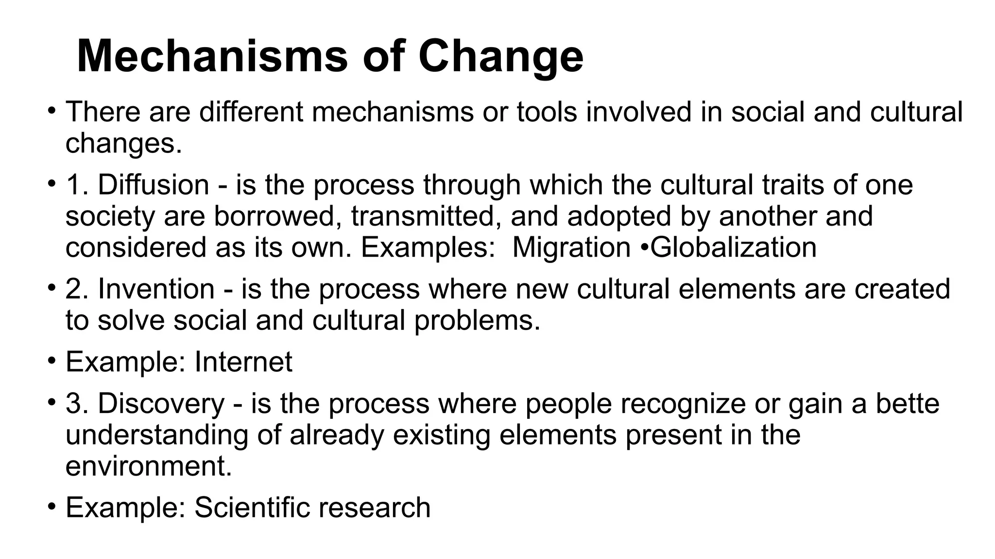 social cultural changes in generalempptx | PPT