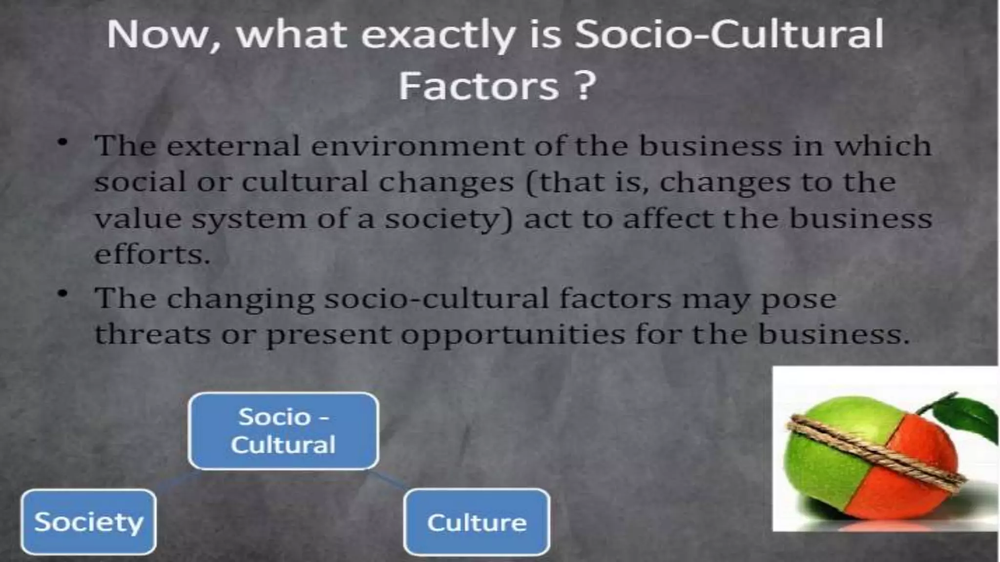 Social , cultural & economic environment | PPTX