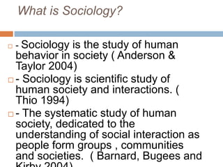 Social & cultural foundations | PPTX