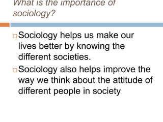 Social & cultural foundations | PPTX