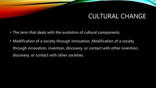 Social, Cultural, Political Change | PPTX