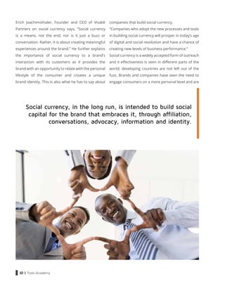Social Currency Of Brands | PDF