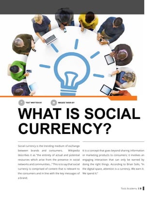 Social Currency Of Brands | PDF