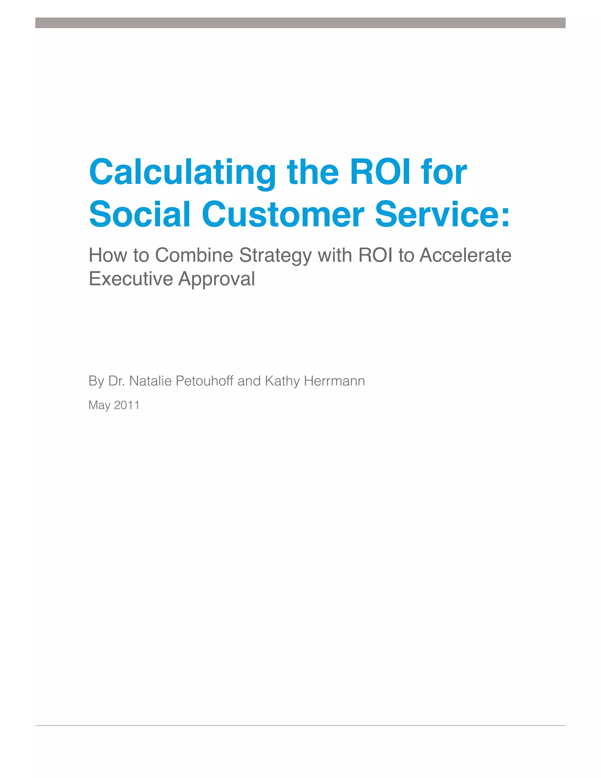 How to Calculate the ROI of Social Media | PDF | Stocks and Bonds ...