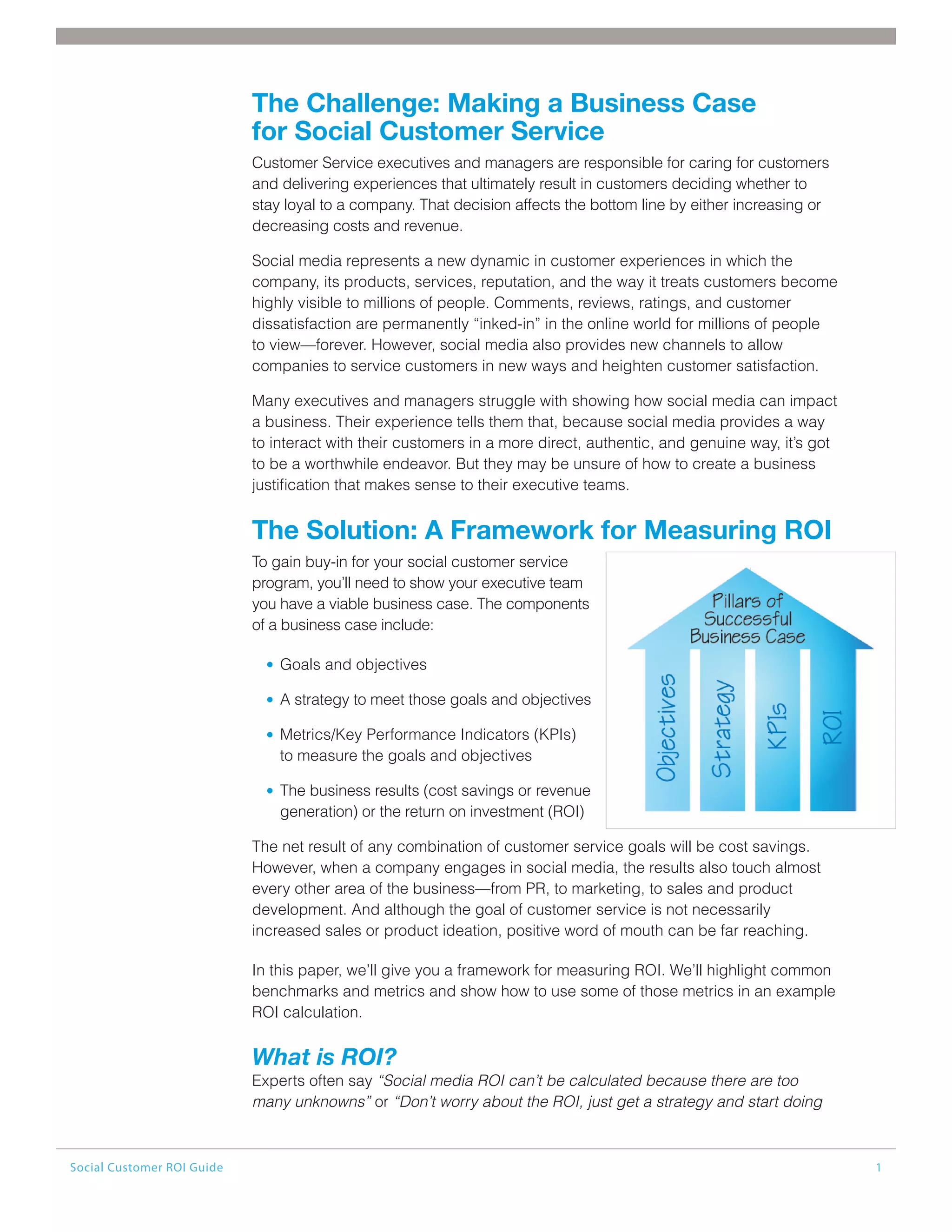How to Calculate the ROI of Social Media | PDF | Stocks and Bonds ...