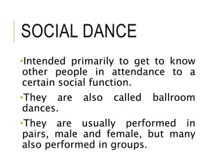 Social Dances | PPTX