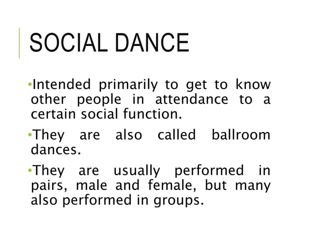 Social Dances | PPTX