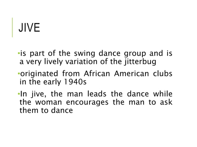 Social Dances | PPTX