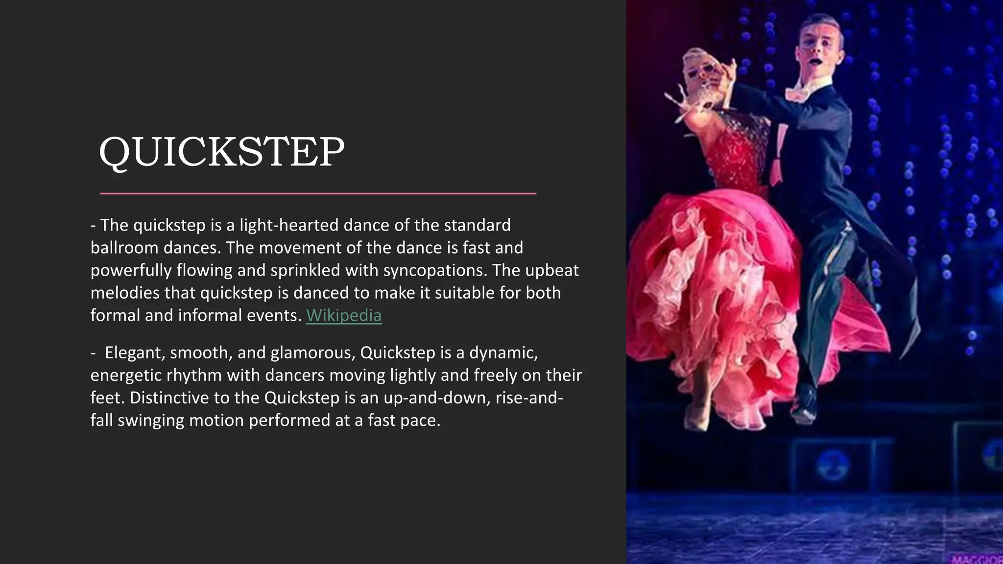 CLASSIFICATION OF SOCIAL DANCES powerpoint | PPTX