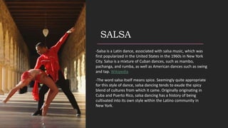 CLASSIFICATION OF SOCIAL DANCES powerpoint | PPTX