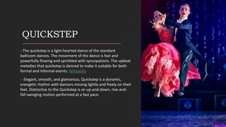 CLASSIFICATION OF SOCIAL DANCES powerpoint | PPTX