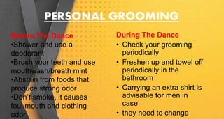 Social dances and Dance Mixers | PPTX