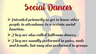 P.E.-9 -SOCIAL DANCES | PPTX