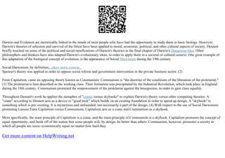 Social Darwinism Is An Ideology Of Society | PPT