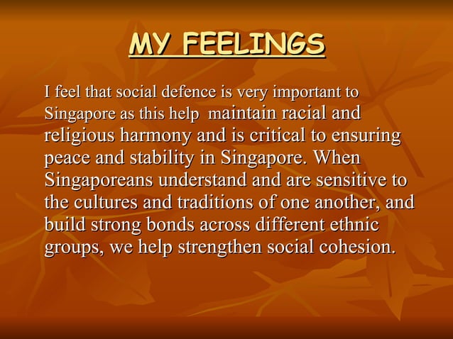 Social Defense From 6 Enthusiasm | PPT