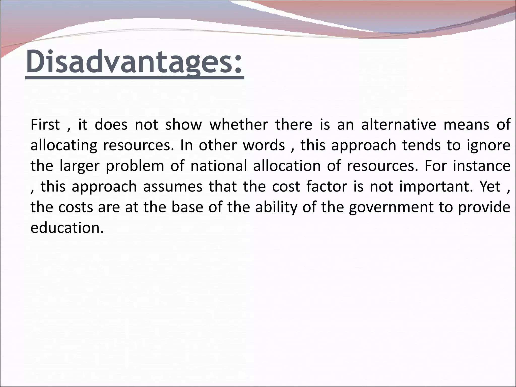 Social demand approach | PPTX