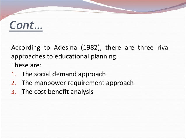 Social demand approach | PPTX