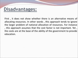 Social Demand Approach encompasses society | PPTX