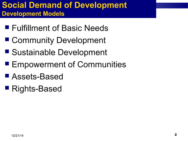 Social Demand of Development | PPT | Debated Sensitive Social Issues ...