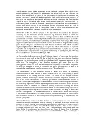 Social democracy scandinavian model as an alternative to neoliberalism ...