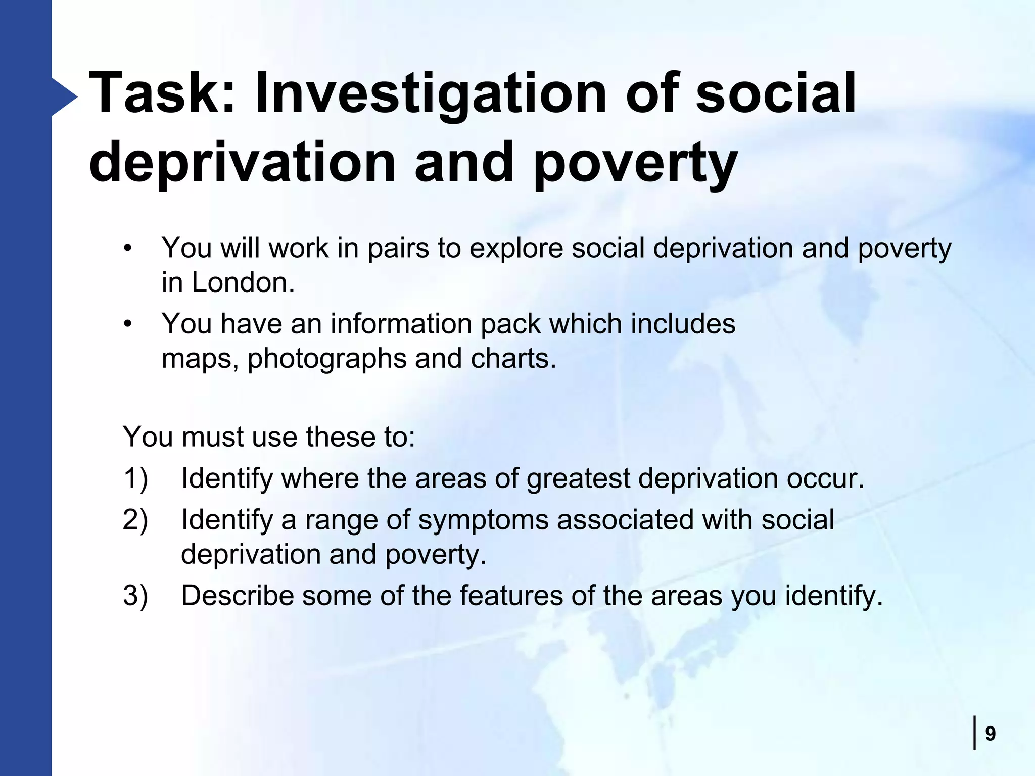 Social deprivation and poverty powerpoint | PPTX