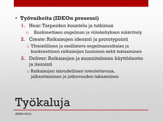 Sosiaalisen muotoilun (social design) määrittelyä | PPTX