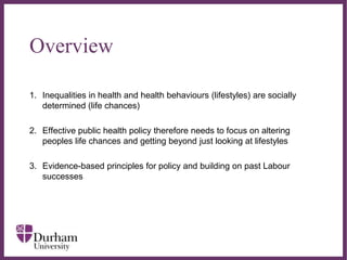 Social determinants labour plp | PPT