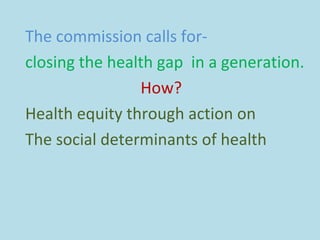 Social determinants of health | PPT