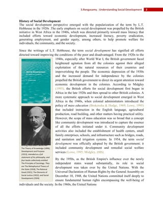 Understanding Social development | PDF