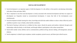 Social development | PPT | Free Download