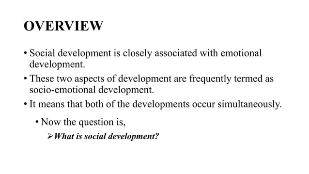 Social development | PDF | Parenting Babies and Toddlers | Parenting