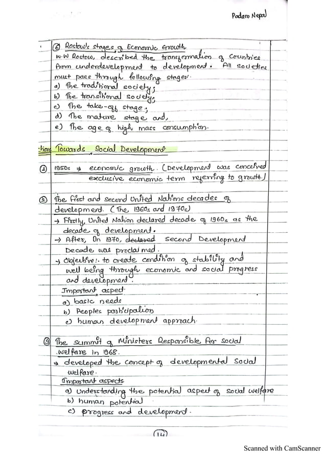 BPA/MPA notes, Social development notes.pdf | Law