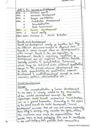 BPA/MPA notes, Social development notes.pdf | Law