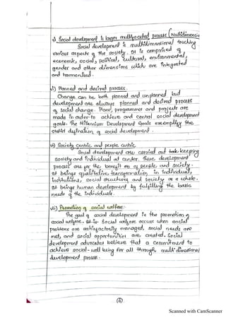 BPA/MPA notes, Social development notes.pdf | Law