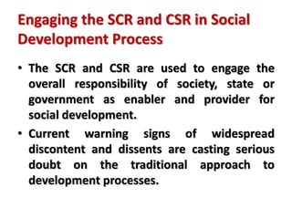 FROM ‘CORPORATE SOCIAL RESPONSIBILITIES’ TO ‘SOCIAL CORPORATE ...