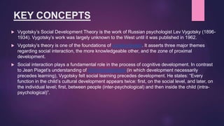 Social development theory by Vygotsky | PPT