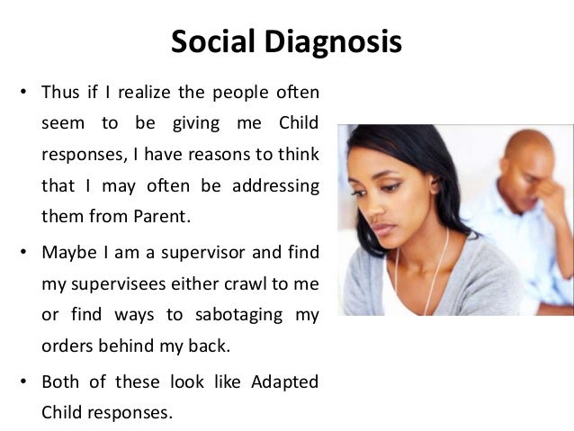 Social diagnosis (Transactional analysis / TA is an integrative appro…