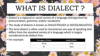 Social dialect | PPTX
