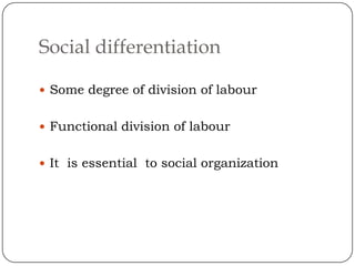 Social differentiations (Sociology) | PPTX