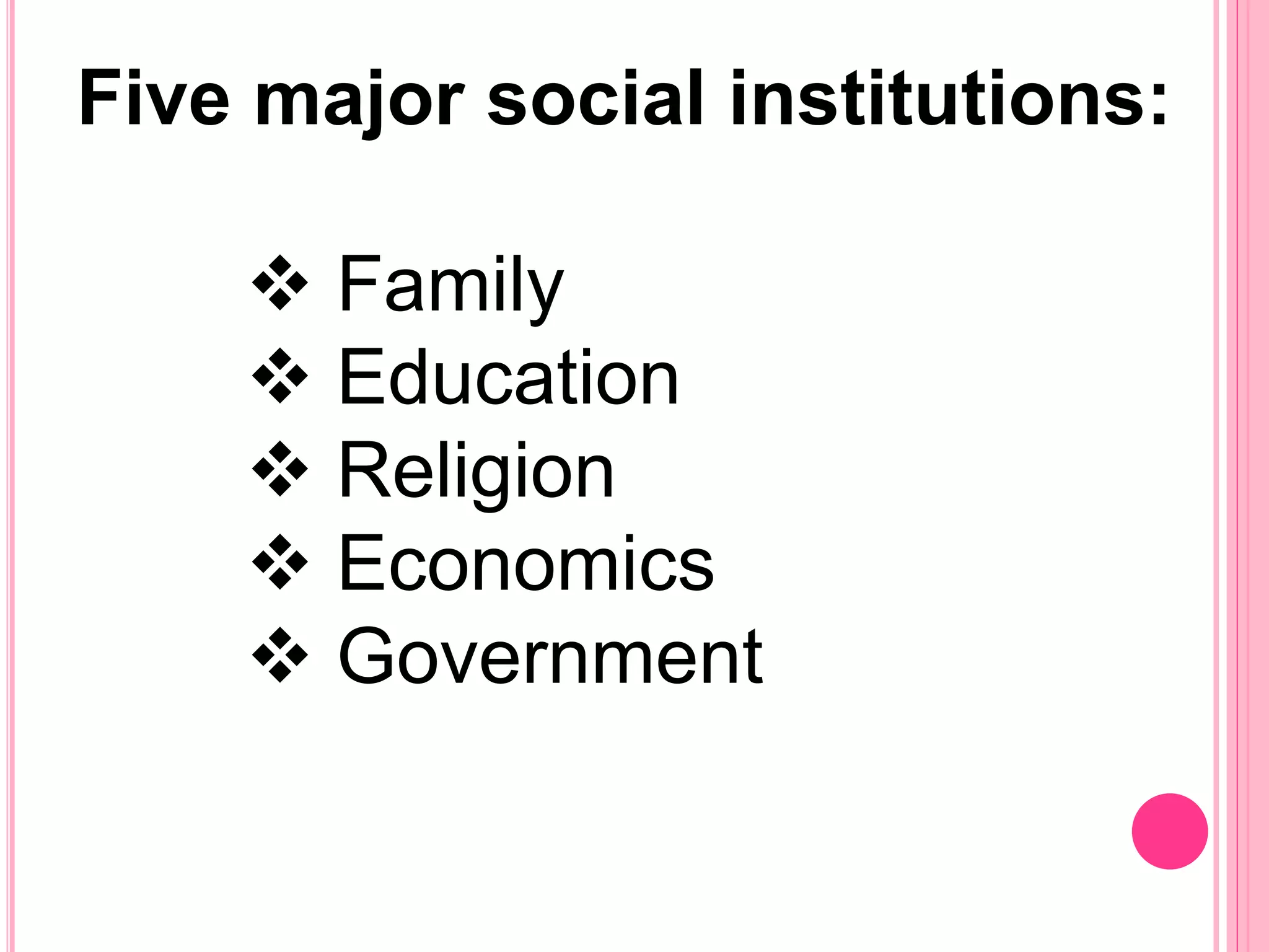 Social dimension | PPTX