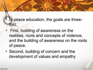 Social dimension "The Peaceful Classroom" | PPT