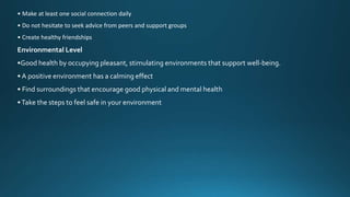 Social Dimension of Health | PPT