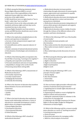 Social dimensions in education part 2 | PDF