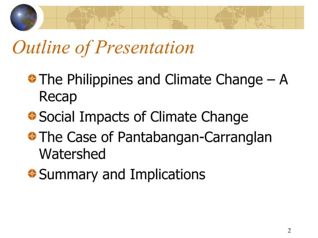 Social Dimension of Climate Change | PPT