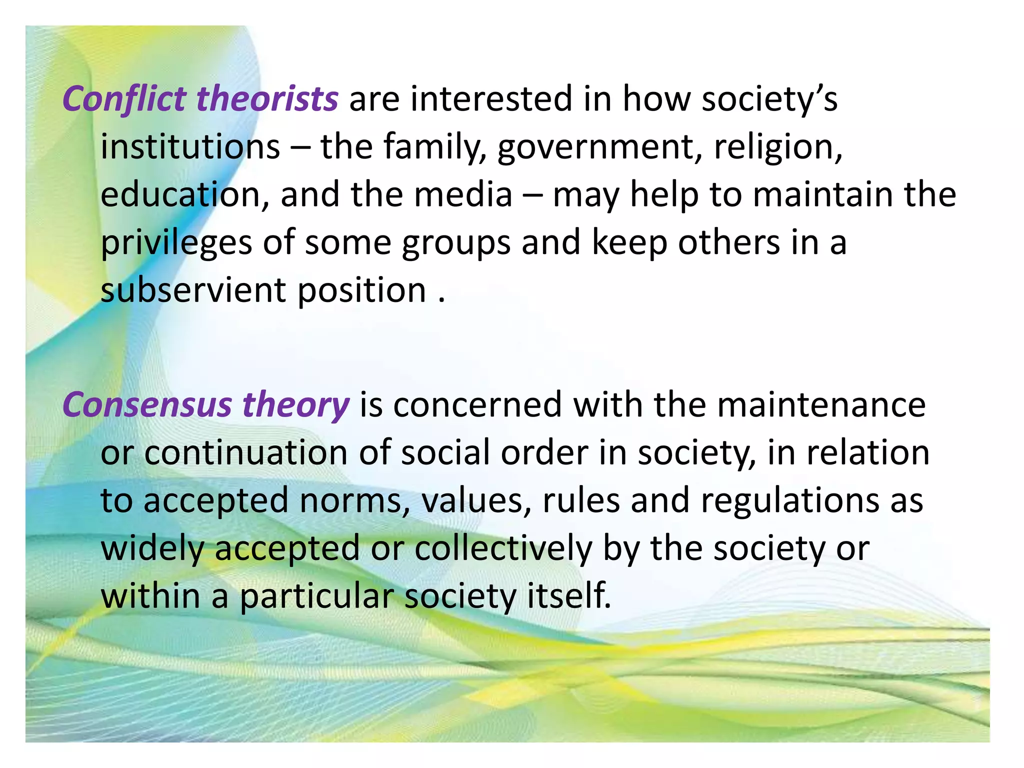 Introduction to the Social Dimensions of Education : Consensus and ...