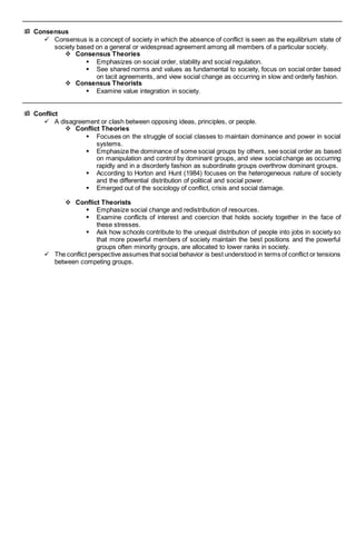 Social dimensions of education | DOCX